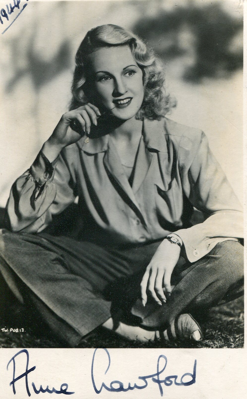 Anne Crawford - Liam Bluett