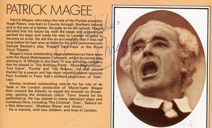 Patrick Magee - Liam Bluett