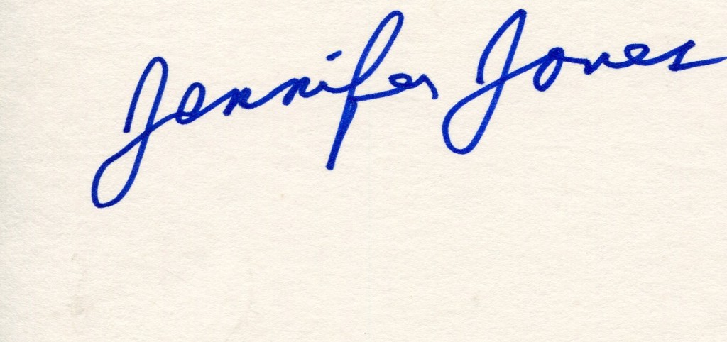 Jennifer Jones - Movies & Autographed Portraits Through The Decades